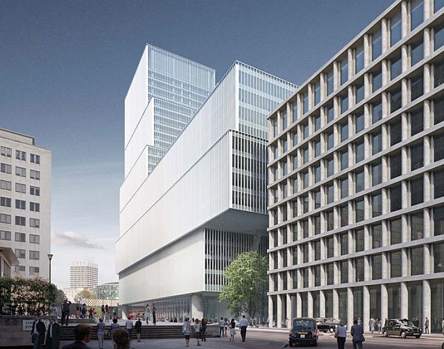 Chipperfield'ın Londra'daki İlk Büyük Projesi Onaylandı - Arkitera