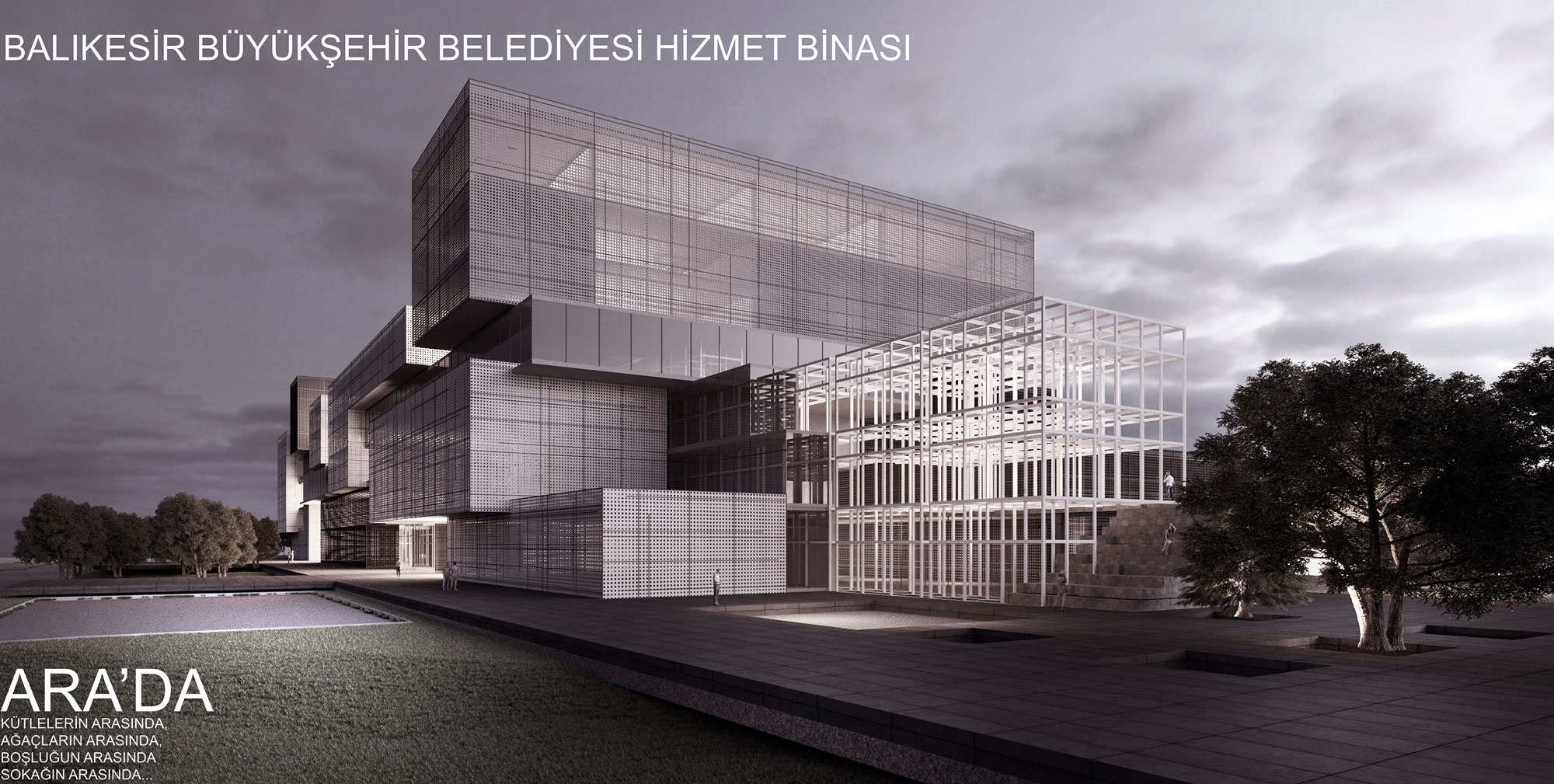 2. Ödül, Balıkesir Büyükşehir Belediyesi Hizmet Binası Yarışması - Arkitera