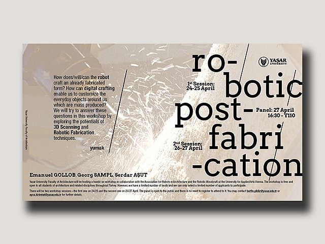 Robotic Post-fabrication - Arkitera