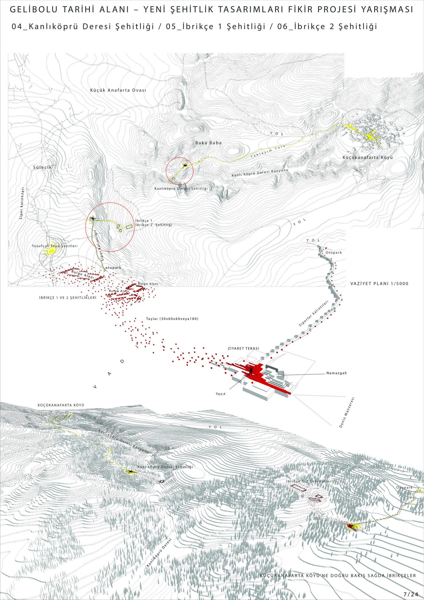 4. Ödül, Gelibolu Tarihi Alanı – Yeni Şehitlik Tasarımları Fikir Projesi Yarışması - Arkitera