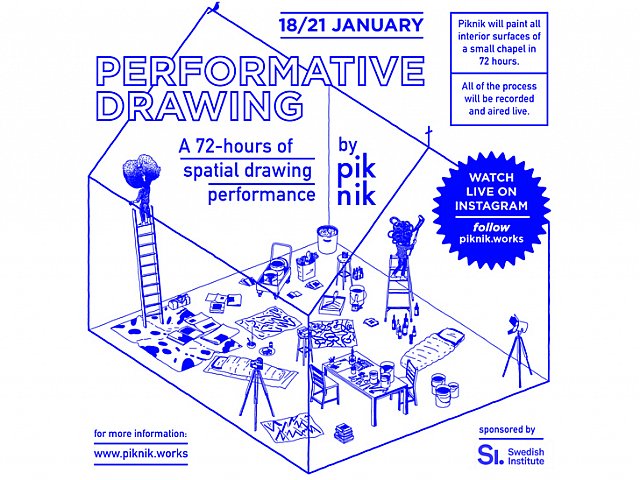 Performative Drawing by Piknik - Arkitera