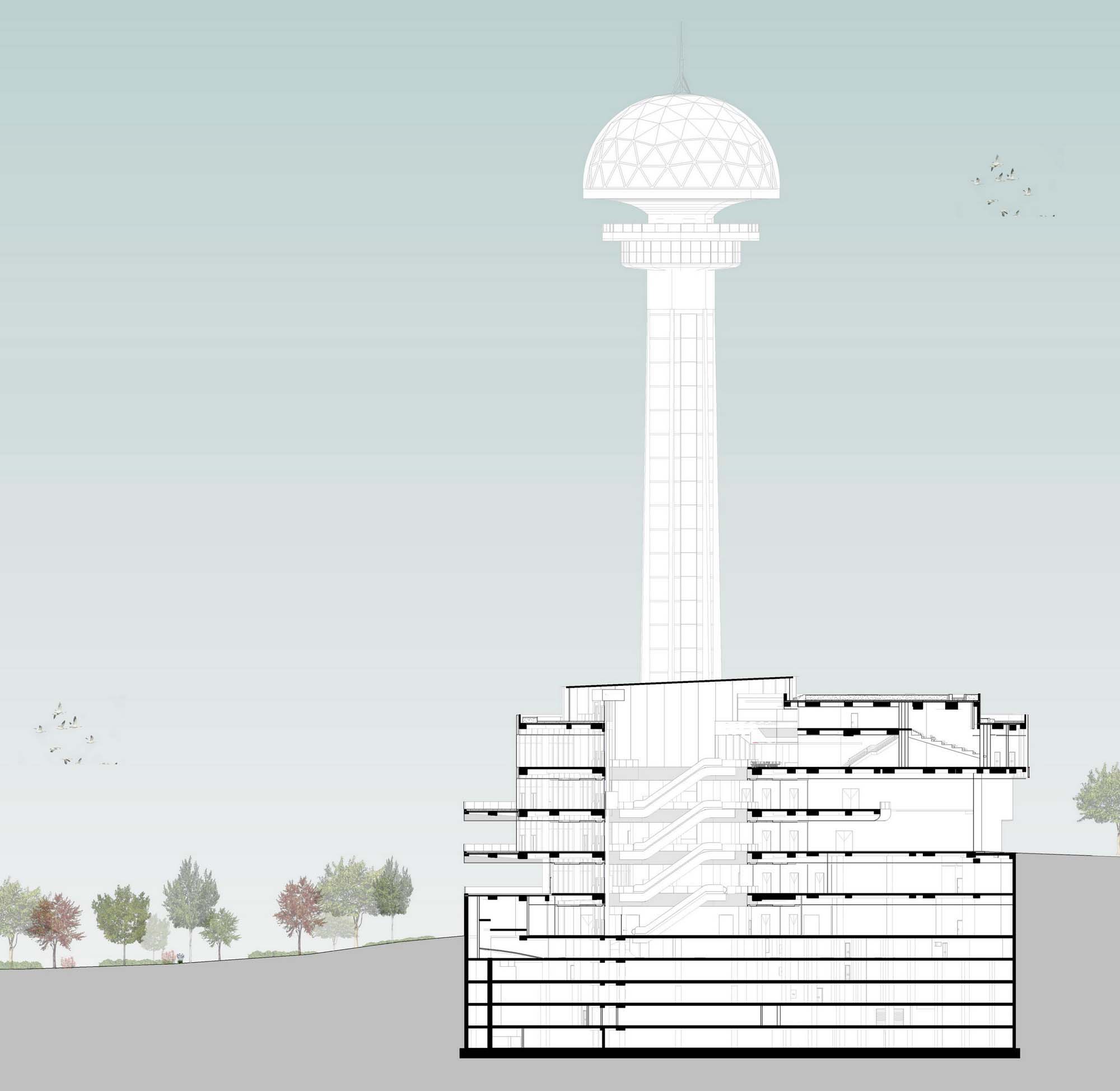 Atakule Yeni Çarşı Projesi - Arkitera