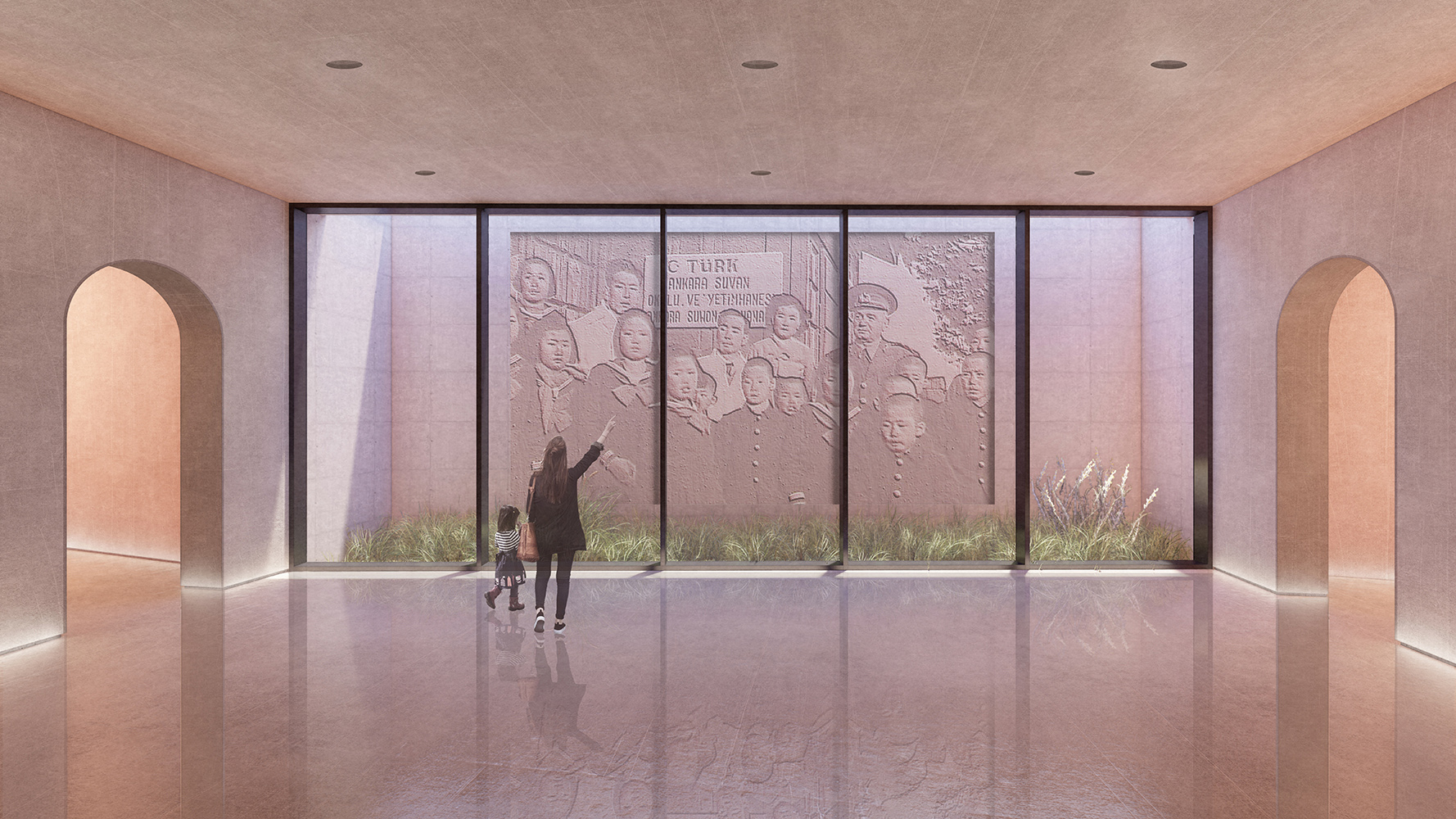 Katılımcı (SA-YU Architects), Kore Savaşı Anma Alanı ve Ziyaretçi ...