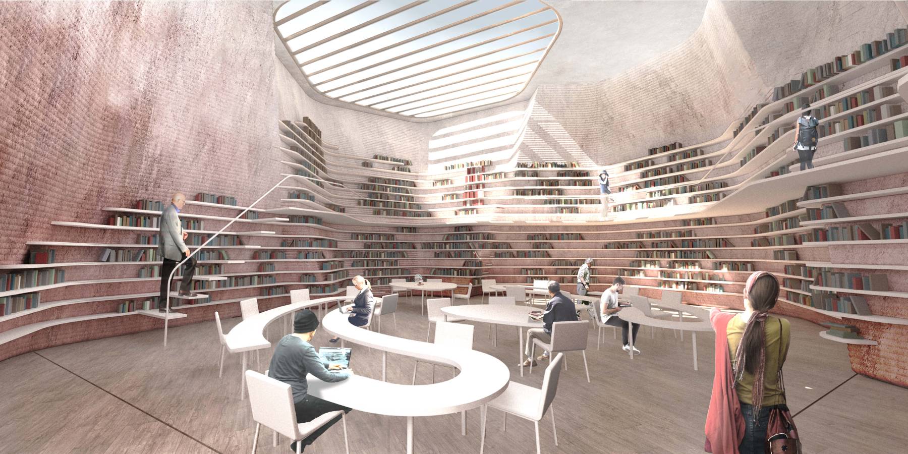 Mansiyon, International Design Competition for Library; SONGDO ...