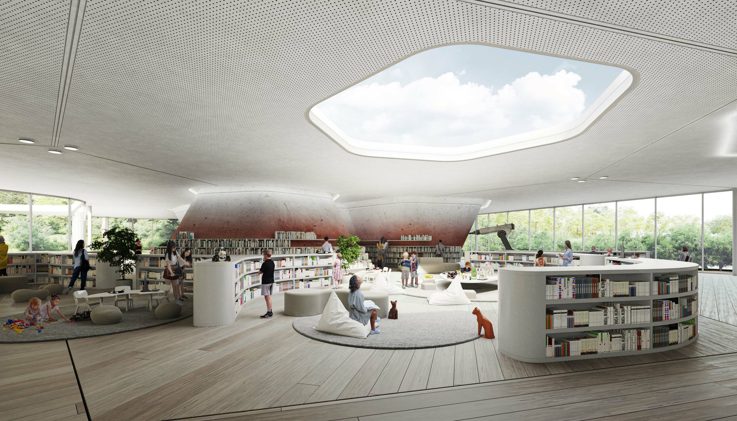 Mansiyon, International Design Competition for Library; SONGDO ...