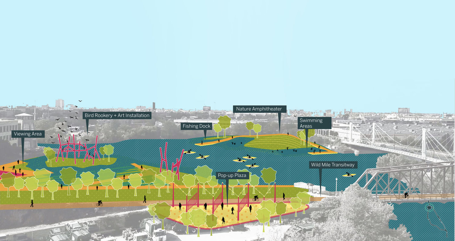 SOM ve Urban Rivers’tan, Chicago Nehri Boyunca Uzanan Yüzen Bir Eko ...