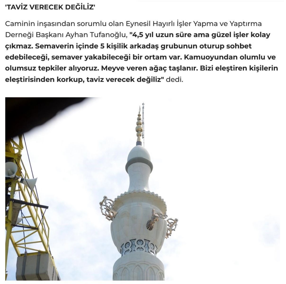 Modern Cami Yapmayın - Arkitera