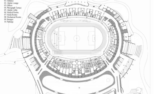 Quzhou Stadium - Arkitera