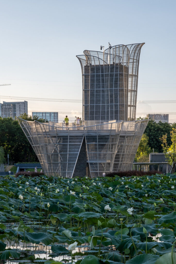 Landscape Design for Honghu Park Water Purification Station - Arkitera
