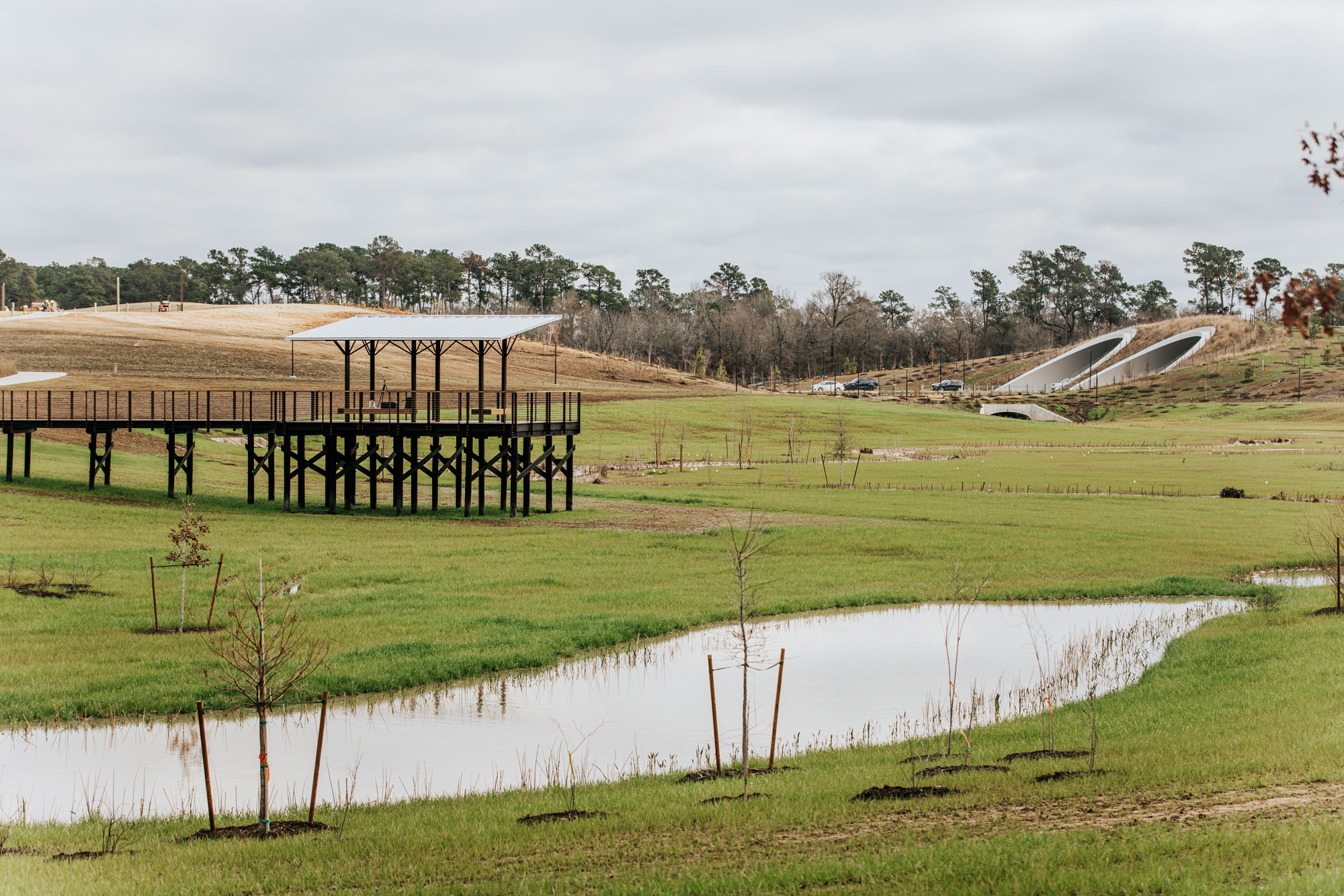 Kinder Land Bridge & Cyvia and Melvyn Wolff Prairie at Memorial Park ...
