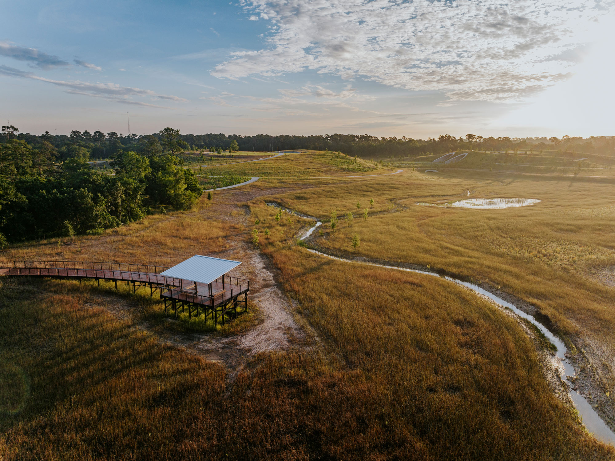 Kinder Land Bridge & Cyvia and Melvyn Wolff Prairie at Memorial Park ...