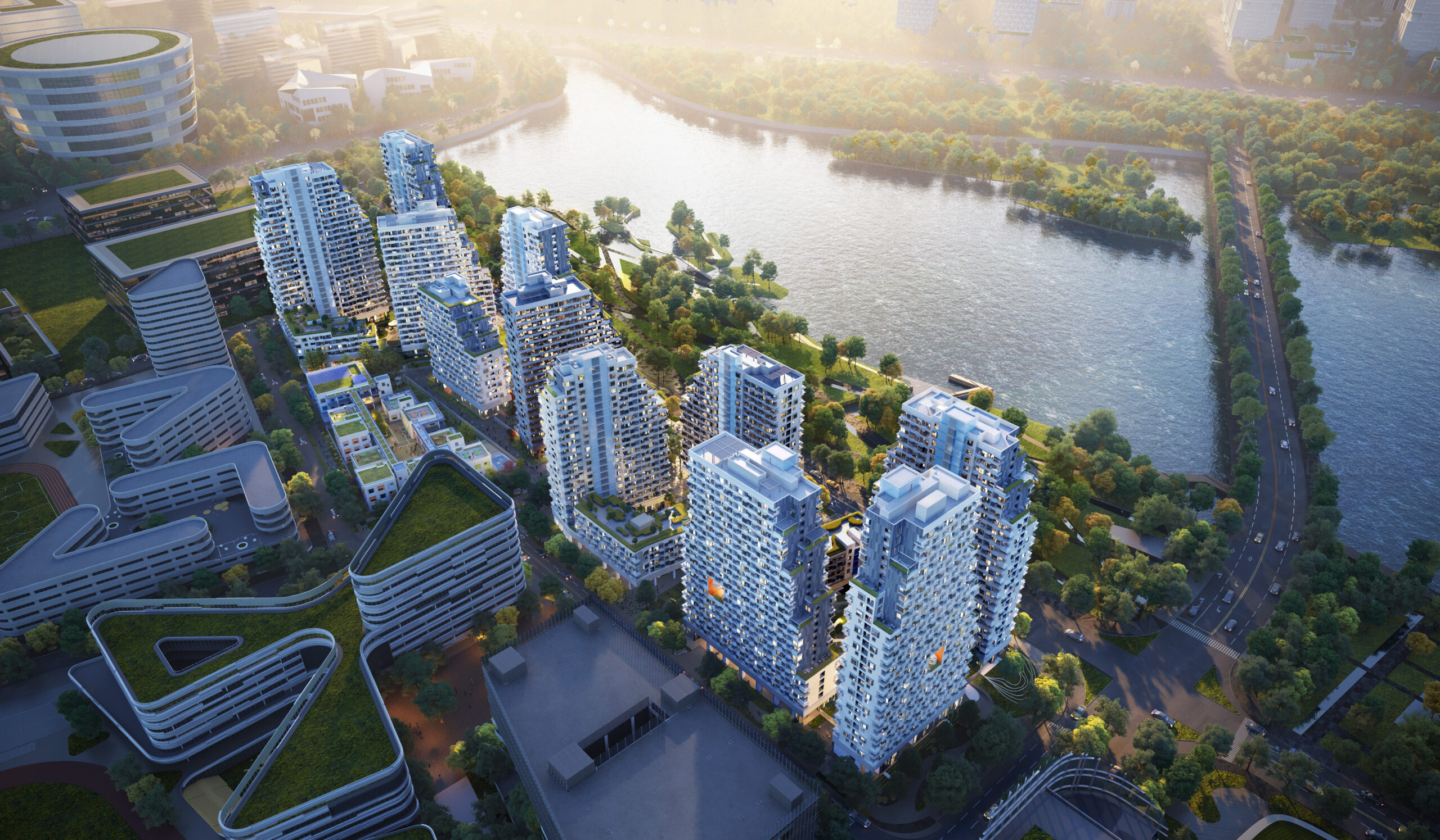 Tencent Residential Complex: MVRDV Design Offers a Social Environment ...