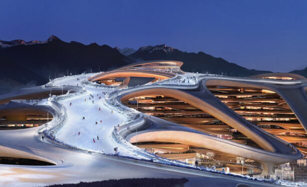 Aedas-designed Trojena Ski Village: A Futuristic Ski Destination in NEOM - Arkitera