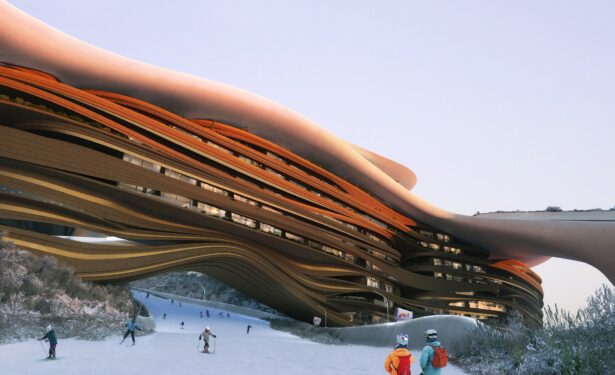 Aedas-designed Trojena Ski Village: A Futuristic Ski Destination in NEOM - Arkitera