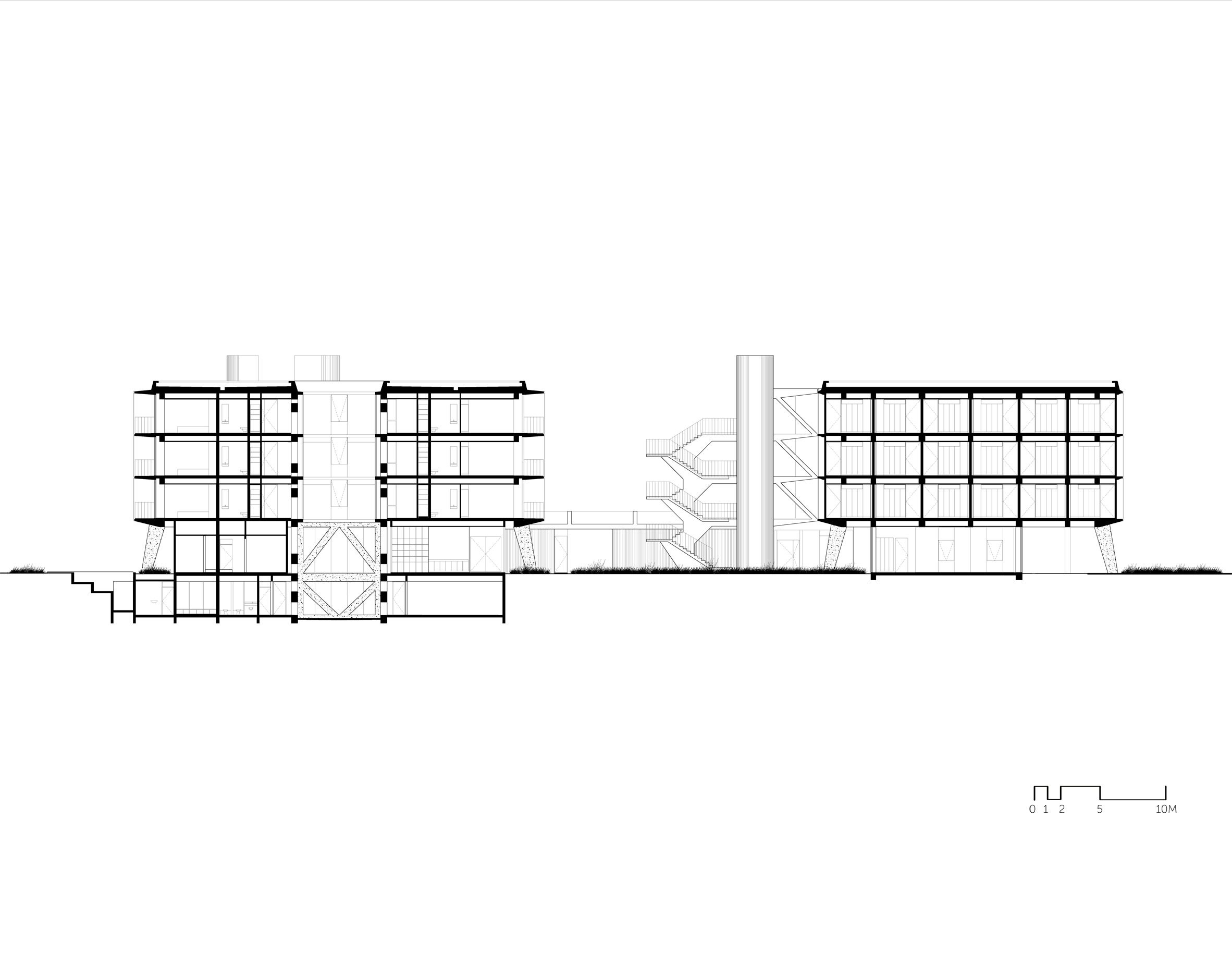 Max Núñez Arquitectos, Şili'de Beton Bir Bakım Evi Tasarladı - Arkitera