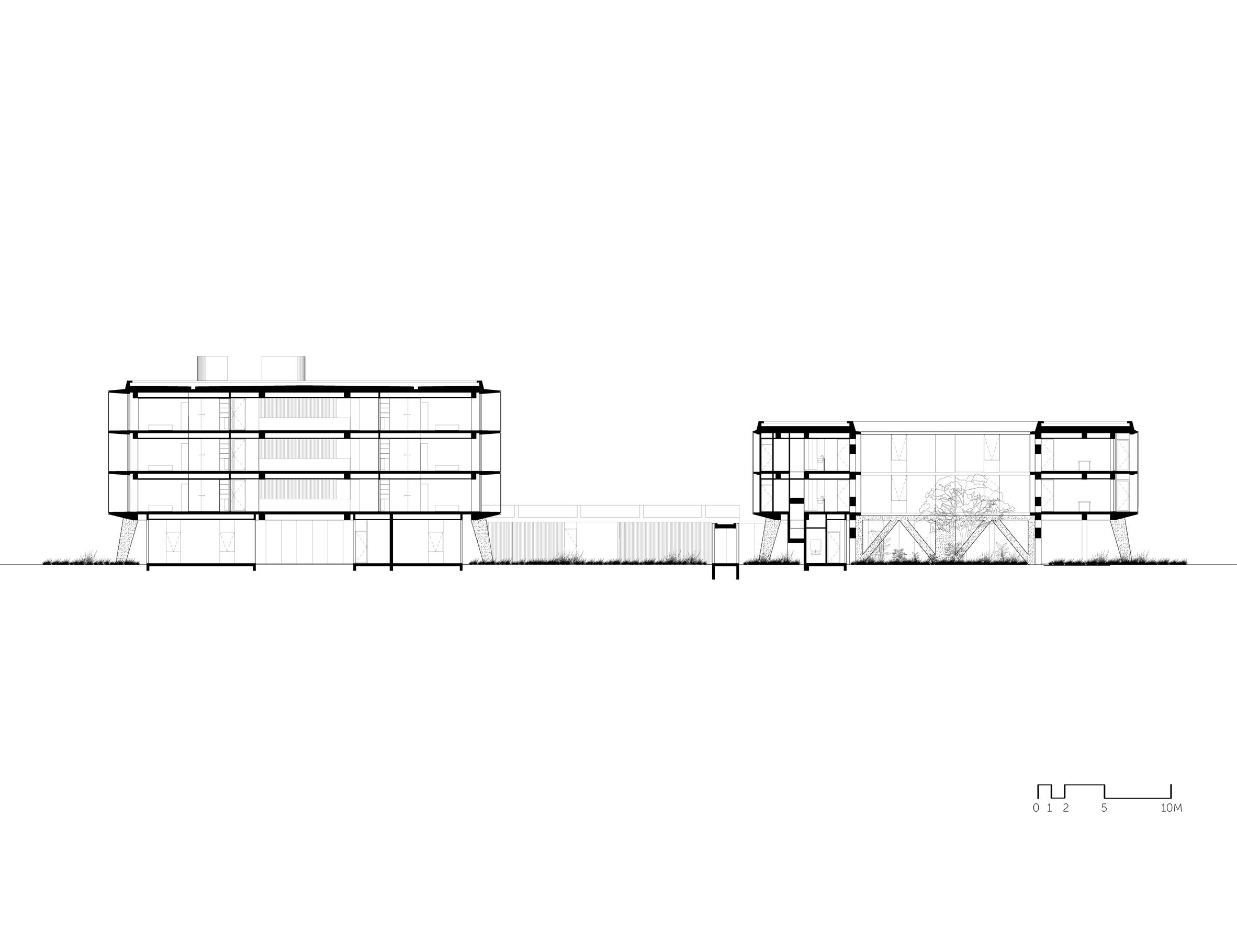 Max Núñez Arquitectos, Şili'de Beton Bir Bakım Evi Tasarladı - Arkitera