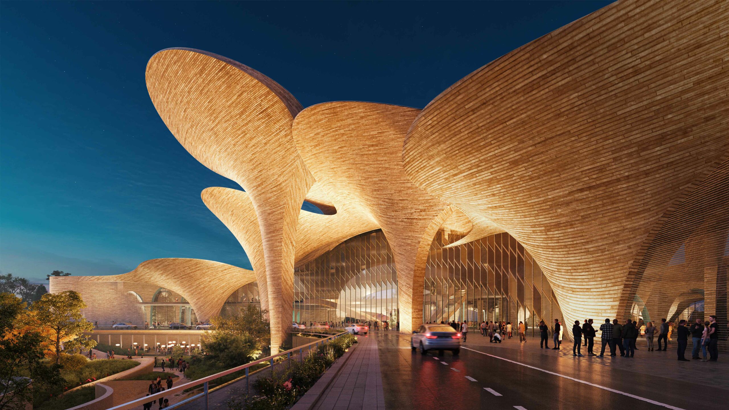 Zaha Hadid Architects’ten Taşkent'te Uluslararası Araştırma Merkezi - Arkitera