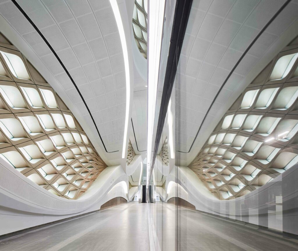New Transport Network in Riyadh by Zaha Hadid Architects: KAFD Metro ...