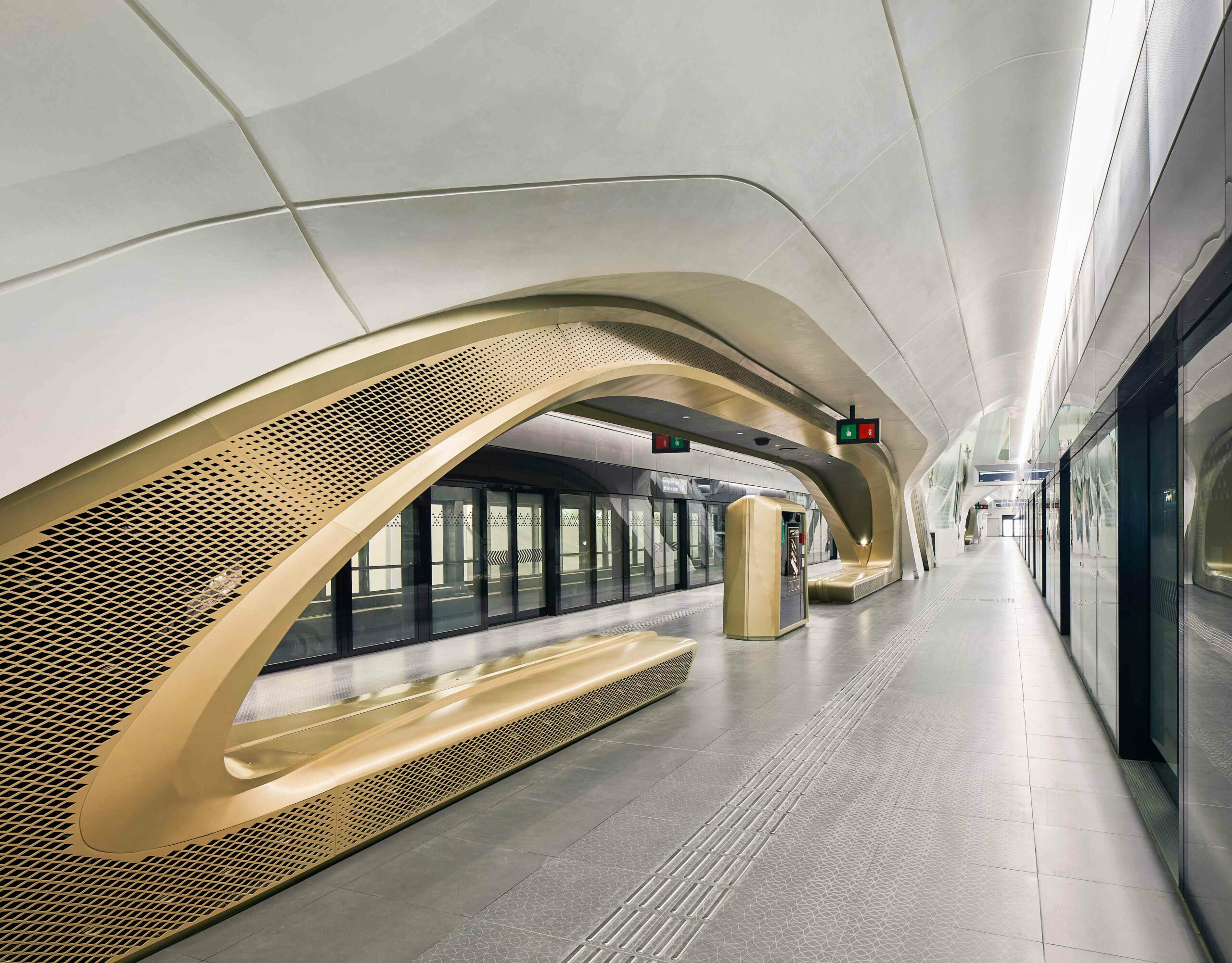 New Transport Network in Riyadh by Zaha Hadid Architects: KAFD Metro ...
