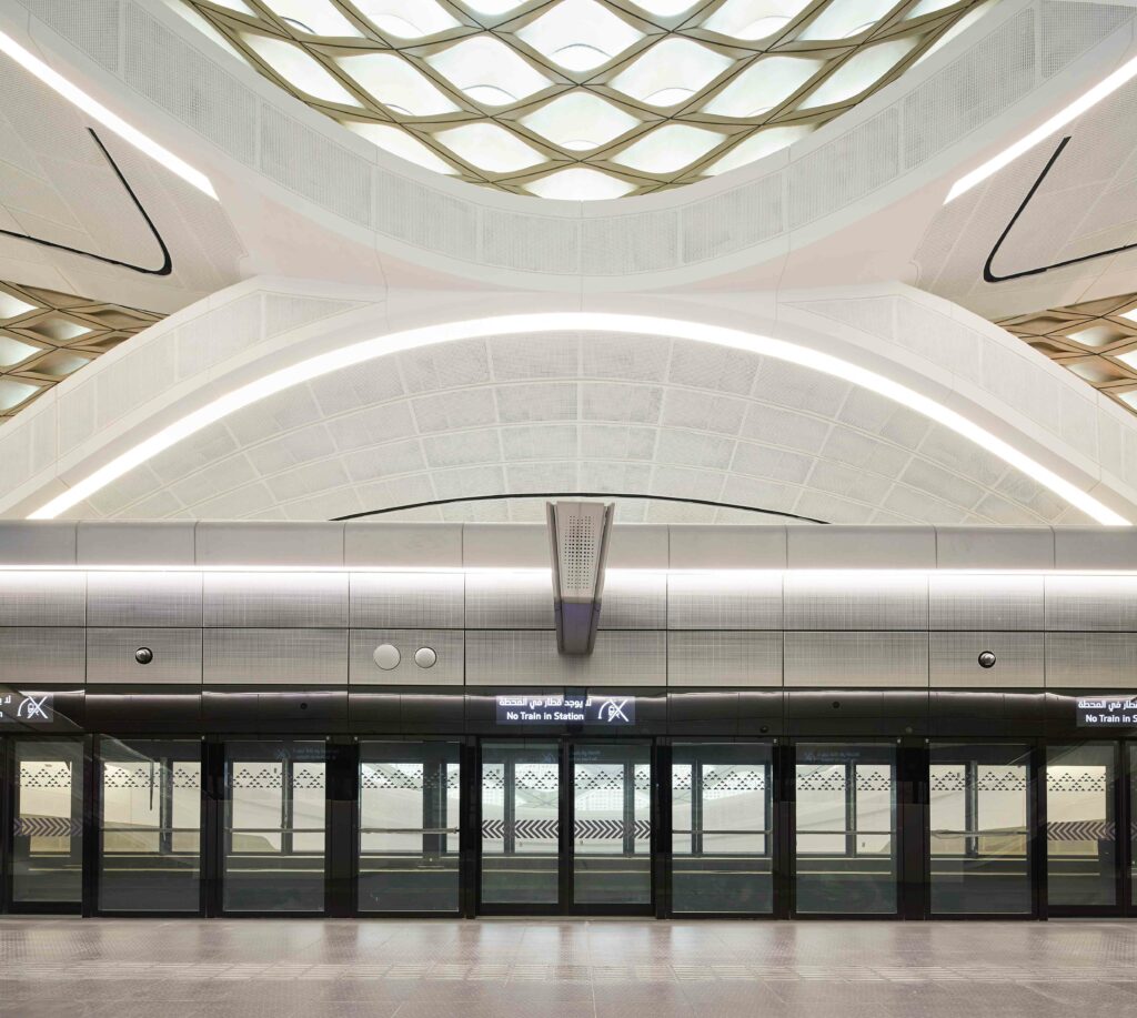 New Transport Network in Riyadh by Zaha Hadid Architects: KAFD Metro Station - Arkitera