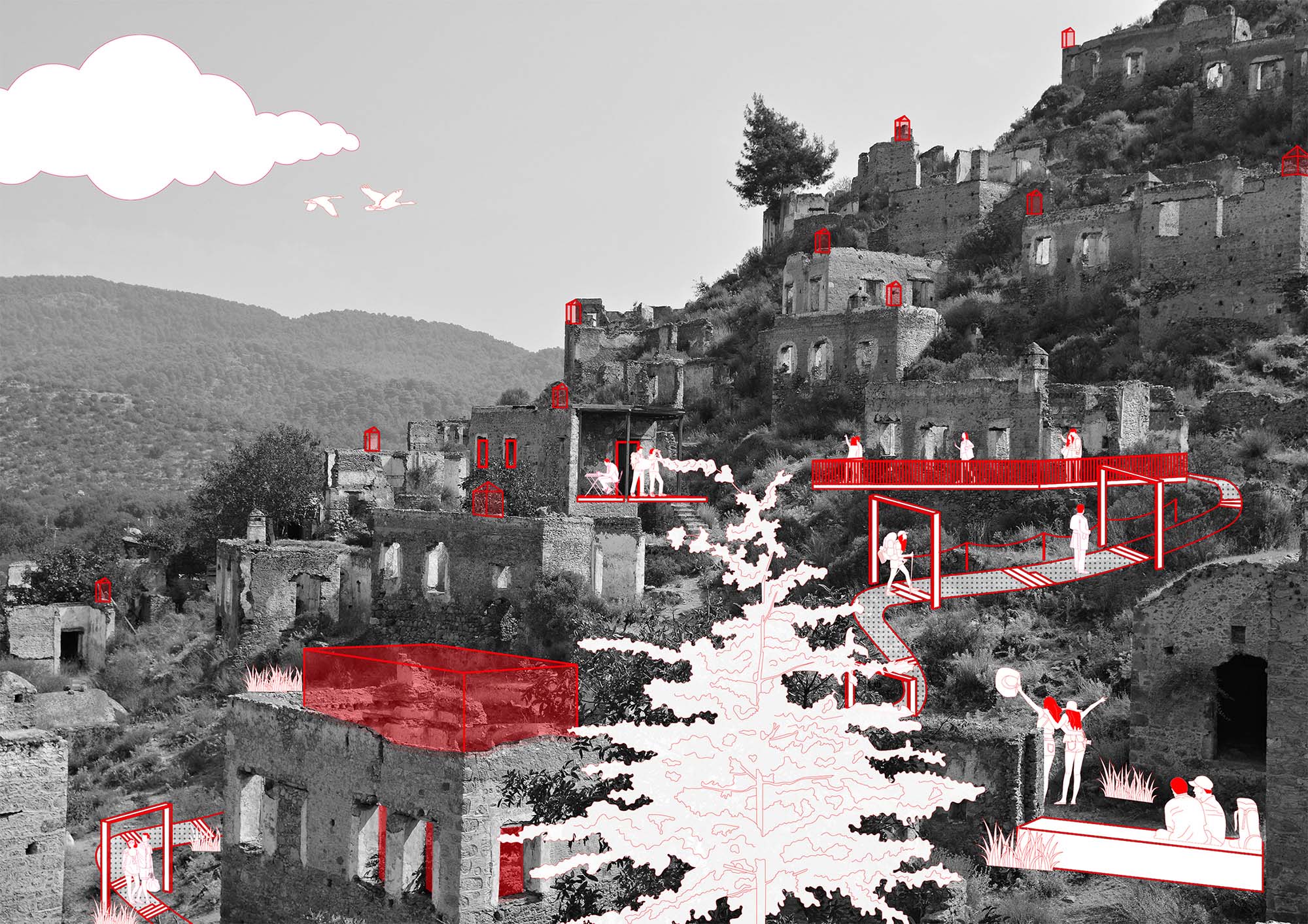 Eşdeğer Mansiyon, Living Ruins 2024 Competition - Arkitera
