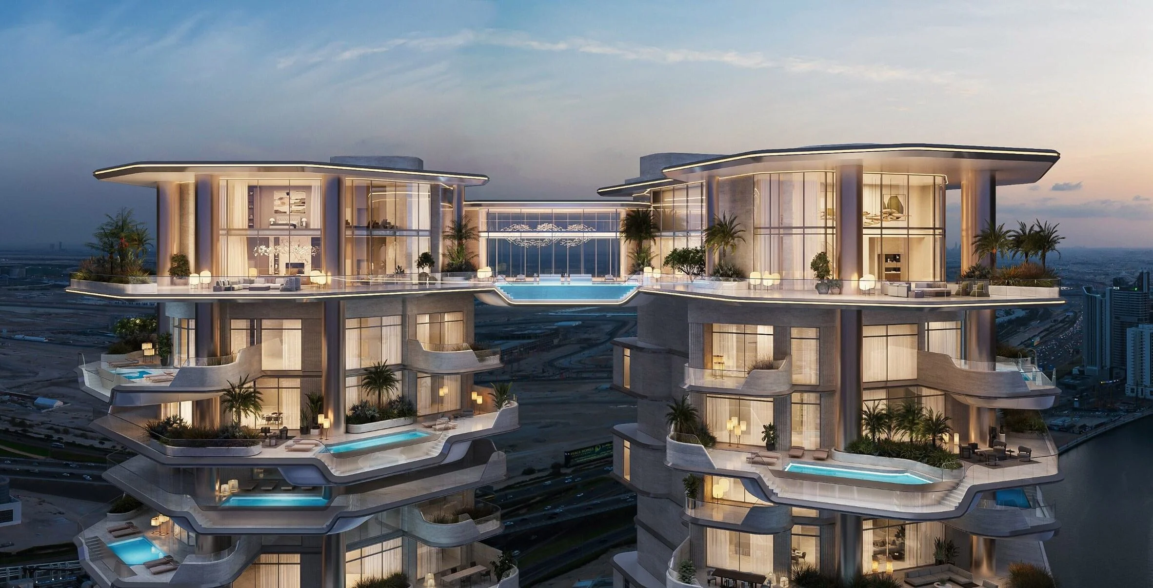 Foster + Partners'tan Dubai Kıyı Şeridinde Gökdelen Projesi - Arkitera