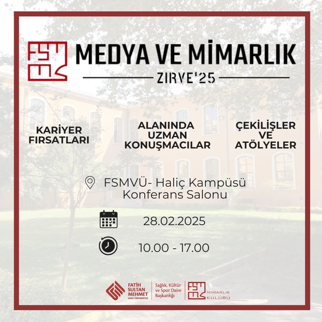 Zirve’25: Medya ve Mimarlık - Arkitera