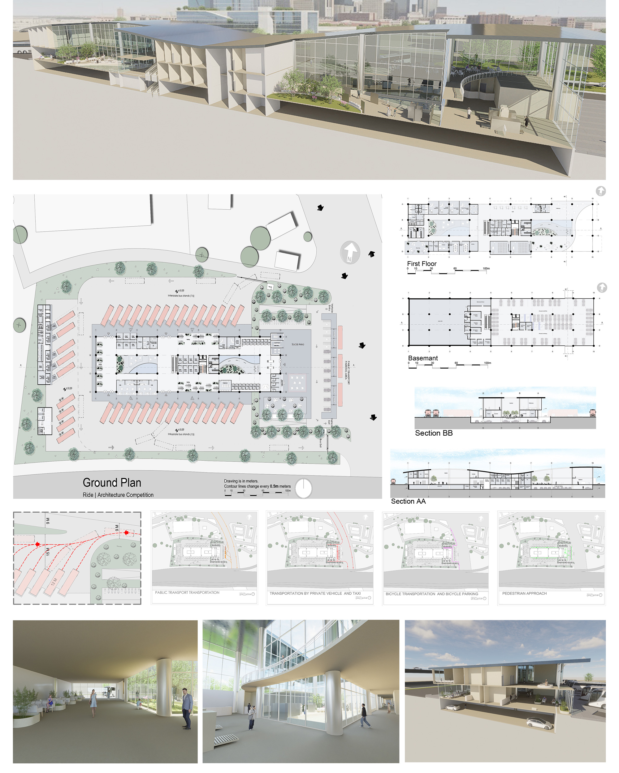 Winner, Ride - Challenge to Design a Transit Hub for Buses Competition ...