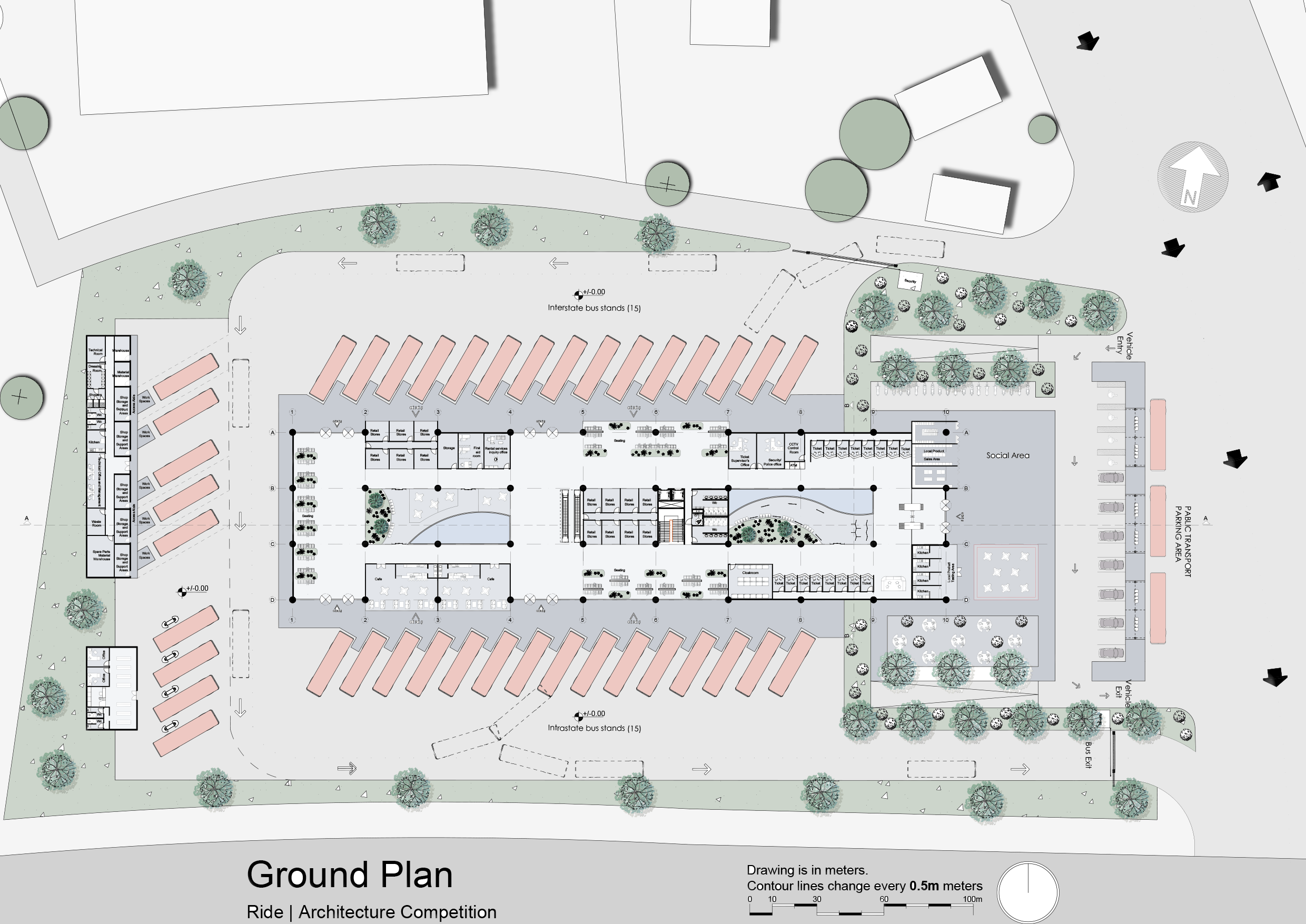 Winner, Ride - Challenge to Design a Transit Hub for Buses Competition ...